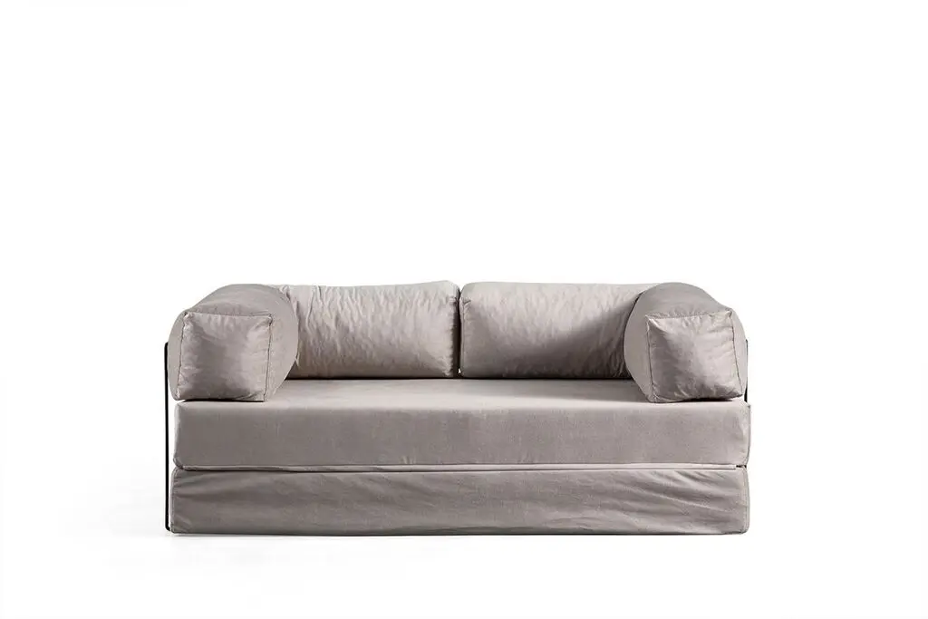 Atelier del Sofa Dvosed Via Con, 200x100x 80 cm, Svetlosiva