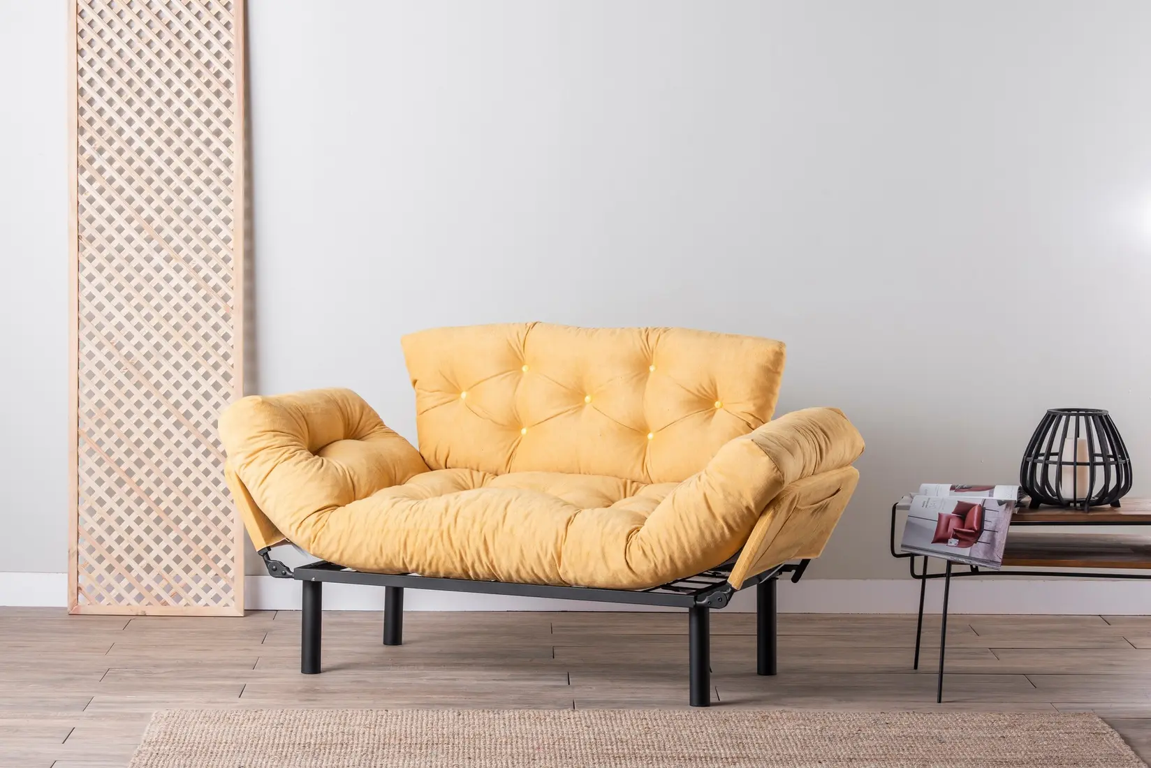 Atelier del Sofa Dvosed na razvlačenje Nitta 155x85x70cm Kaki