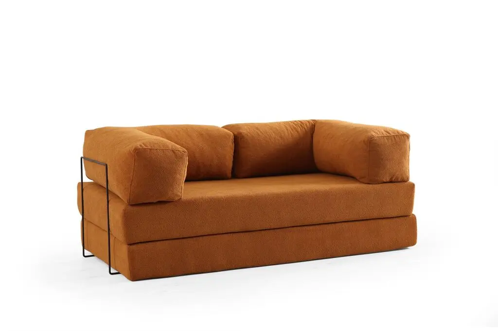 Atelier del Sofa Dvosed Via Con, 200x100x80 cm, Narandžasta
