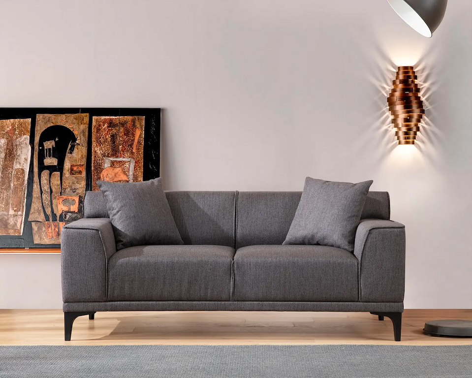 Atelier del Sofa Dvosed Petra 2 163x86x69cm Antracit