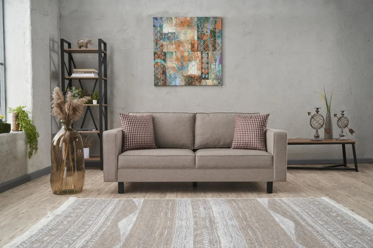Atelier del Sofa Dvosed Kale Linen 180x83x91cm Krem