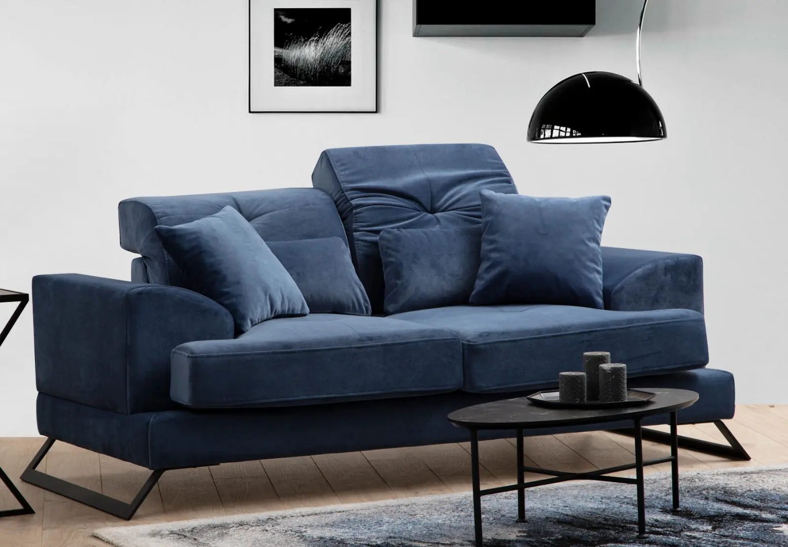 Atelier del Sofa Dvosed Frido 100x92x185cm Teget