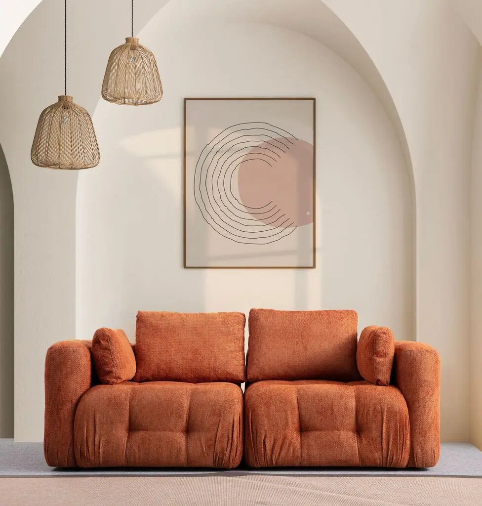 Atelier del Sofa Dvosed Amaris 2, 300 x 120 x 65 cm, Narandžasti