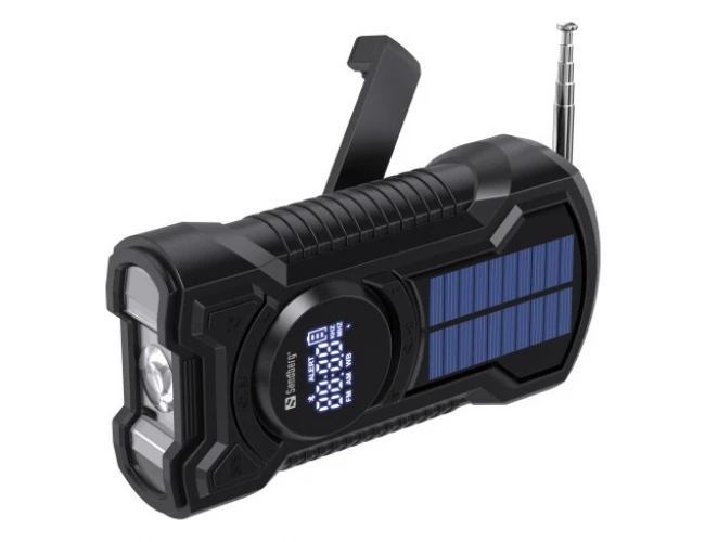 Sandberg AIO 421-03 radio zvučnik solarni powerbank 5000mAh