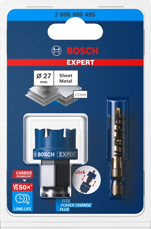 Bosch EXPERT Sheet Metal testera za otvore od 27x5 mm 2608900495