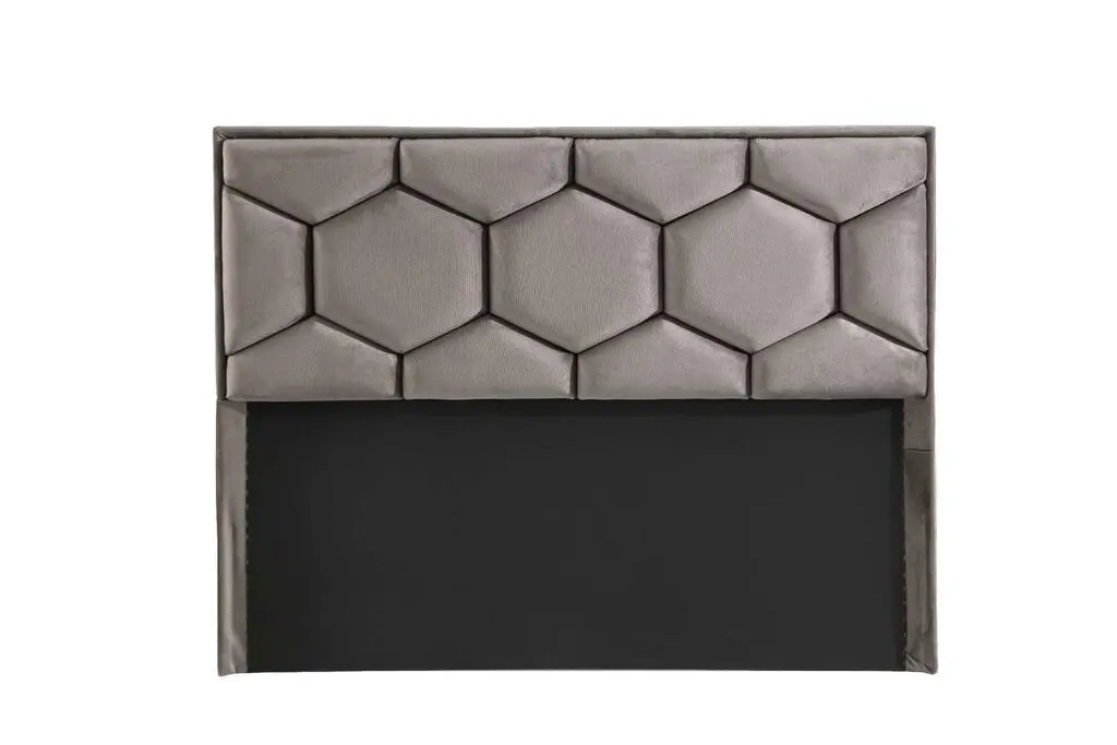 Hanah Home Uzglavlje za krevet Carbon, 157x132x5 cm, Sivo