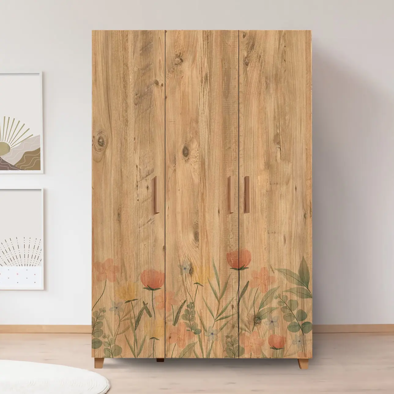 Hanah home Ormar Leva Hedera Tulip 120x189x48cm Bež