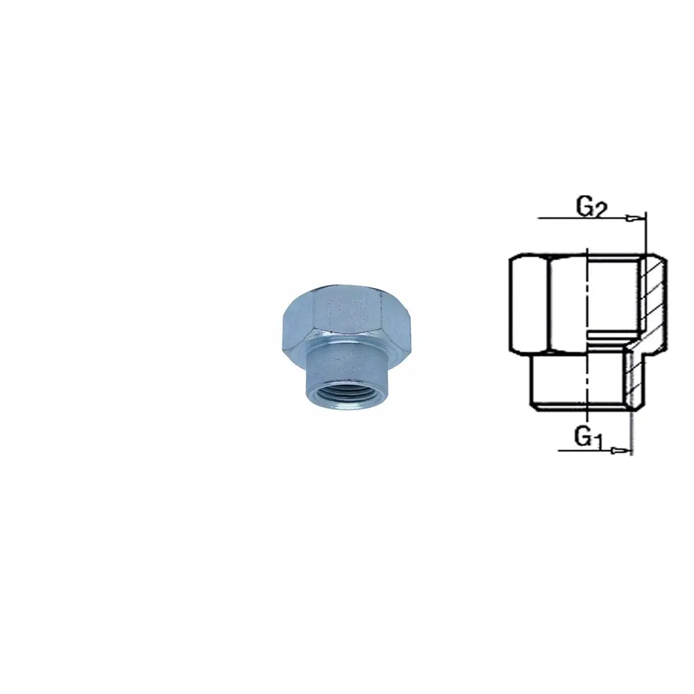 Muf reducir 3/8''-1/4'', 22x19x21 mm