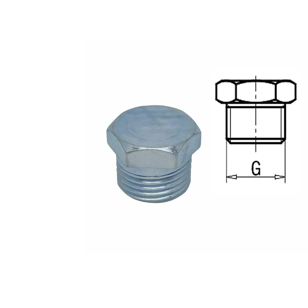 Čep 1/2'', 25x22x19 mm