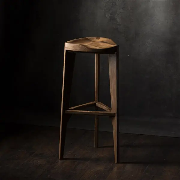 Meda furniture Terca Drvena barska stolica, Orah