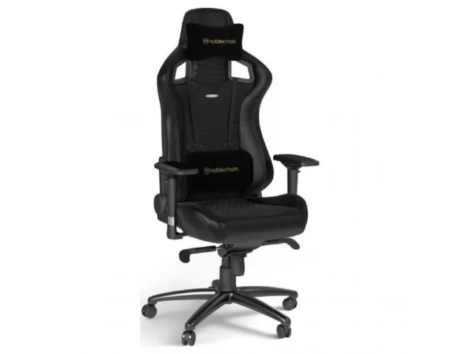 Noblechairs Epic Real Leather gejmerska stolica crna