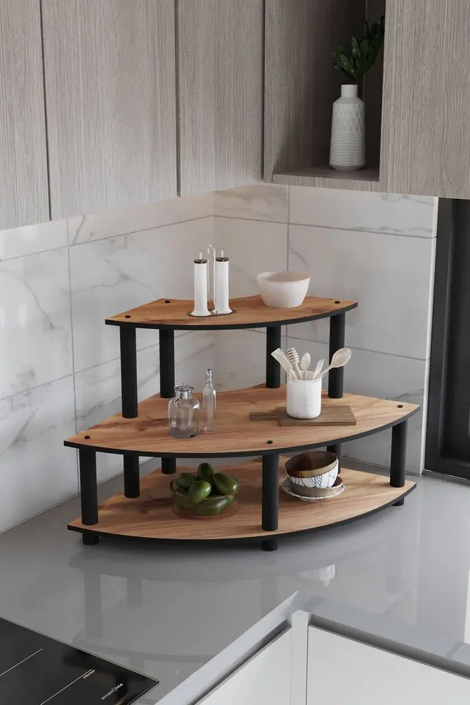 Hanah Home Kuhinjska polica Countertop, Orah