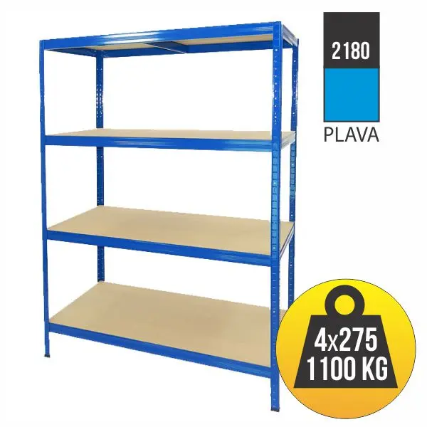 SMART STORAGE Polica 180x120x60 4x275kg