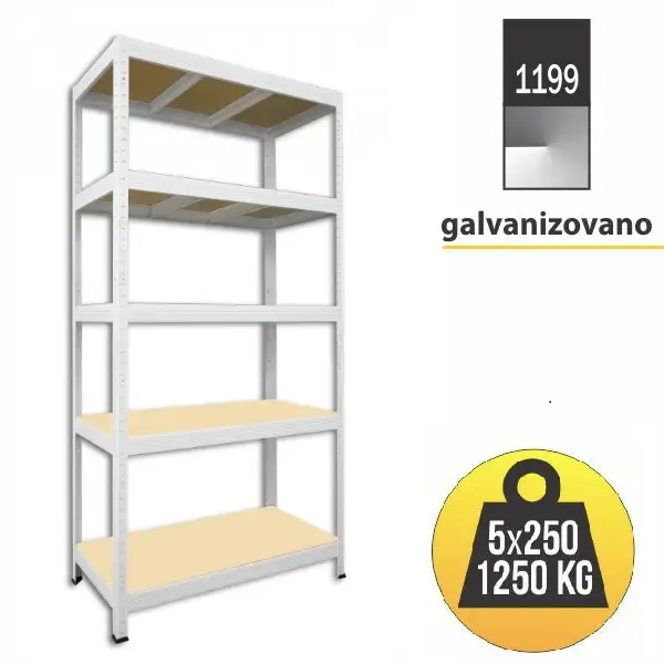 SMART STORAGE Polica 180x120x60 5x250kg, GALVA