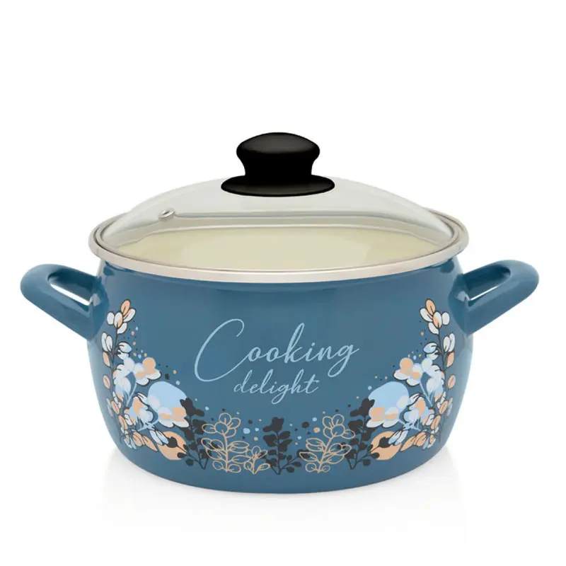 METALAC Duboka šerpa Cooking Delight 24cm/7,5l plava