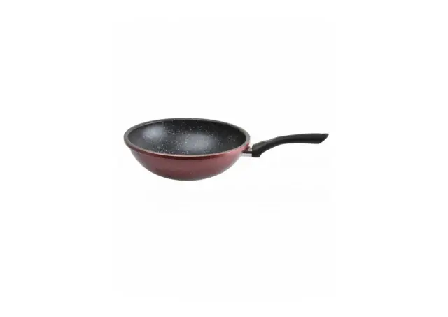 Rosberg Tiganj Wok R51320G26H, 26 cm, Bordo