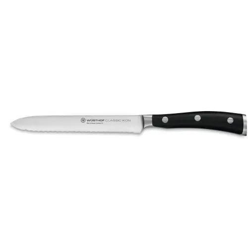 Wusthof Kuhinjski noz Serrated Classic ikon 14cm black