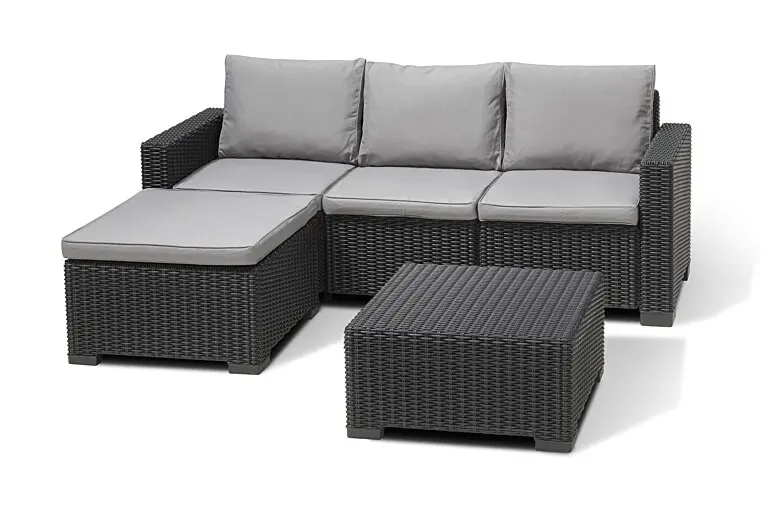 KETER Baštenskia garnitura California 3 seater modular, grafit
