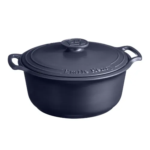 Emile Henry Caserola Sublime keramicka okrugla 6.5l indigo