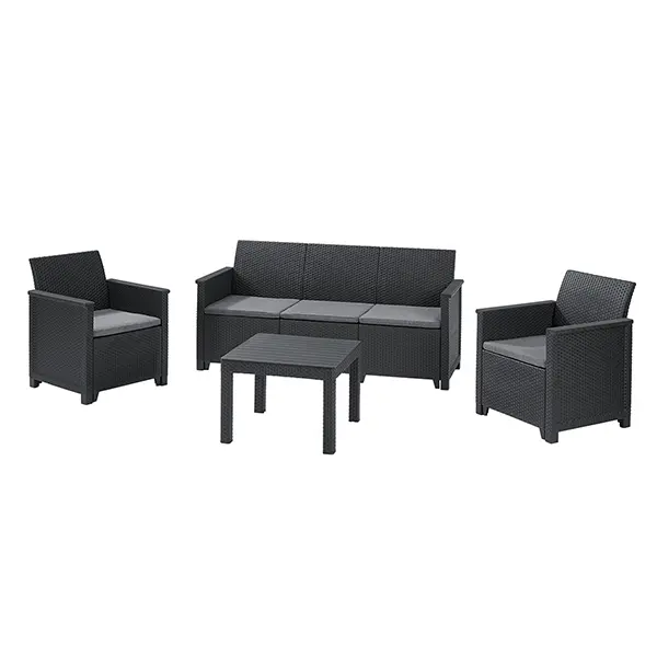 KETER Elodie 3 seater Baštenski set, Grafit
