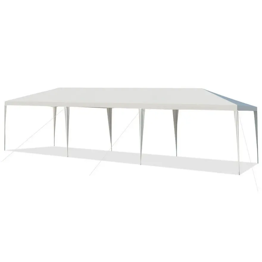 Paviljon za zabave 9x3m bez stranica Beli