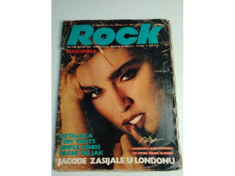 ROCK BROJ 85 - MADONA - MARRT 1986
