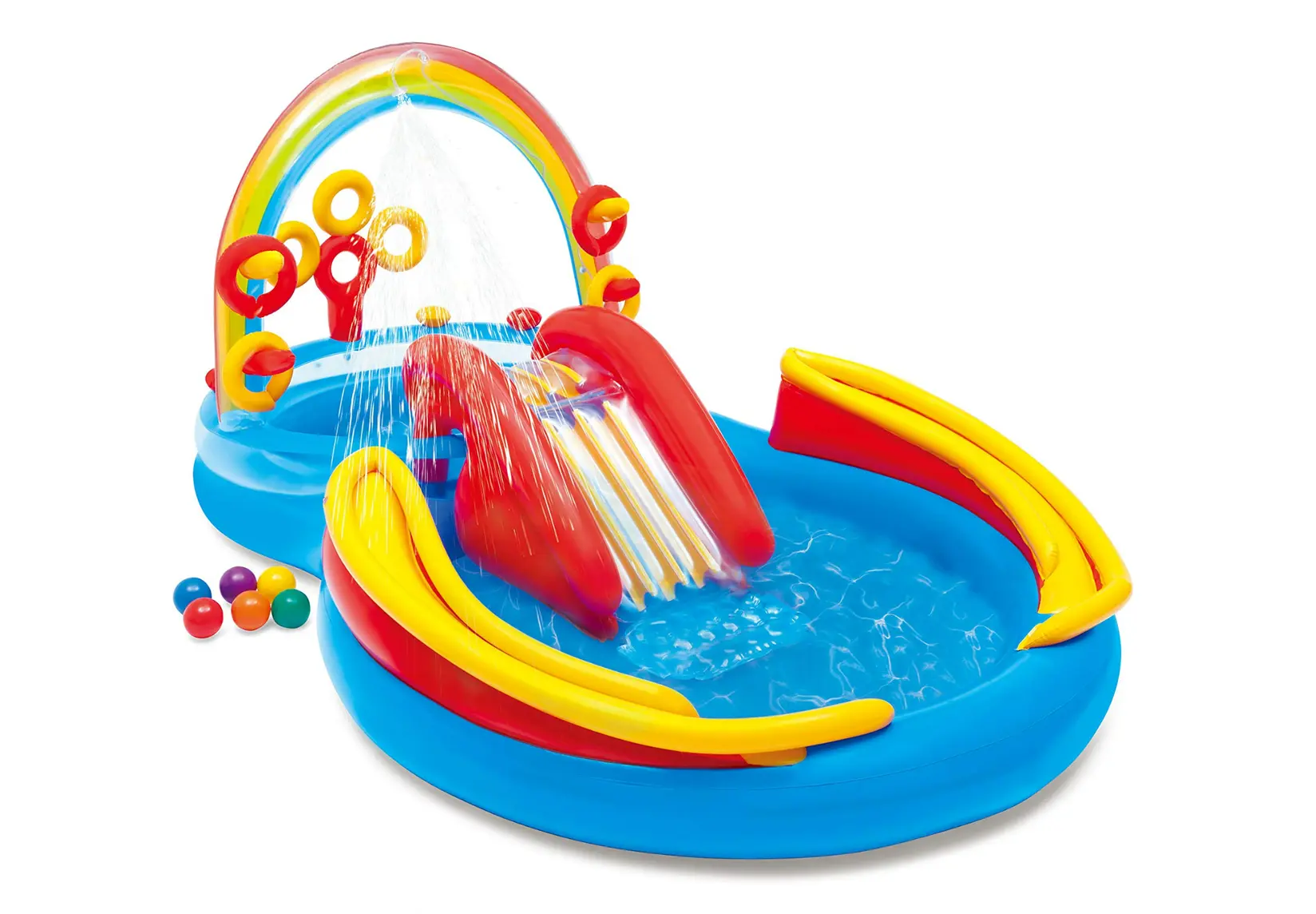 INTEX Dečiji bazen 2.97x1.93x1.35m, 428 l, Rainbow Ring Play Center