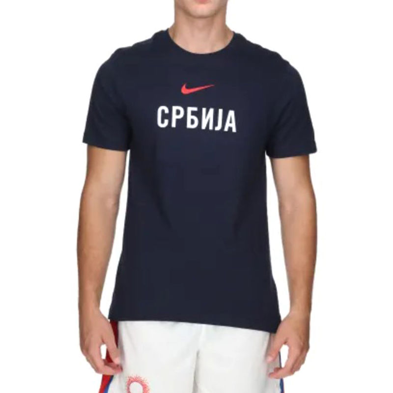 MUŠKA MAJICA NIKE S M NK TM SS COTTON TEE-OBSIDIAN
