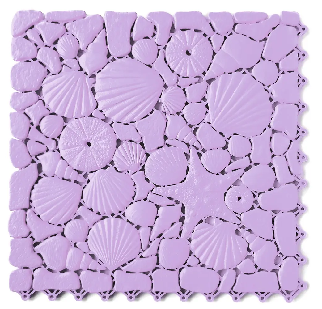 AQUA Neklizajuće antibakterijske obloge Aqua Marine, Oko bazena i za vlažne zone, Boja lavande, 1,38 m²