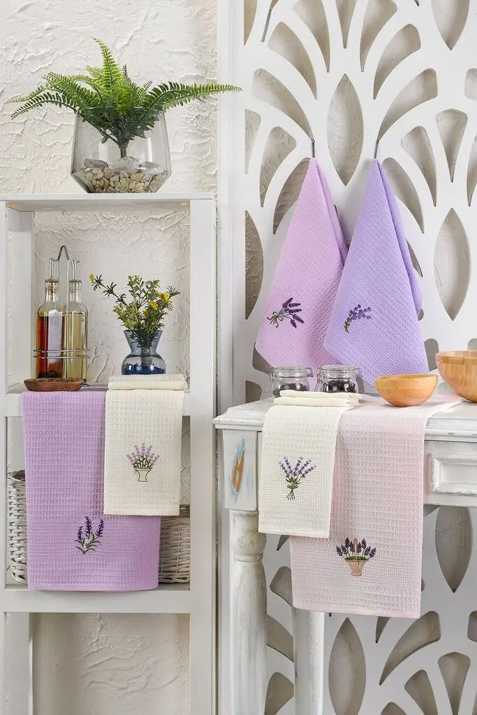 L'essentiel Maison Set krpa za kuhinju Lavender, 6 komada, Višebojne