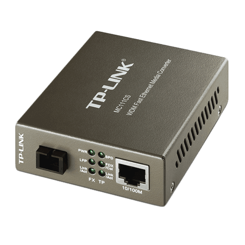 TP-LINK MC111CS Fast Ethernet 10/100Mb/s Fiber WDM single-mode konverter dometa do 20km