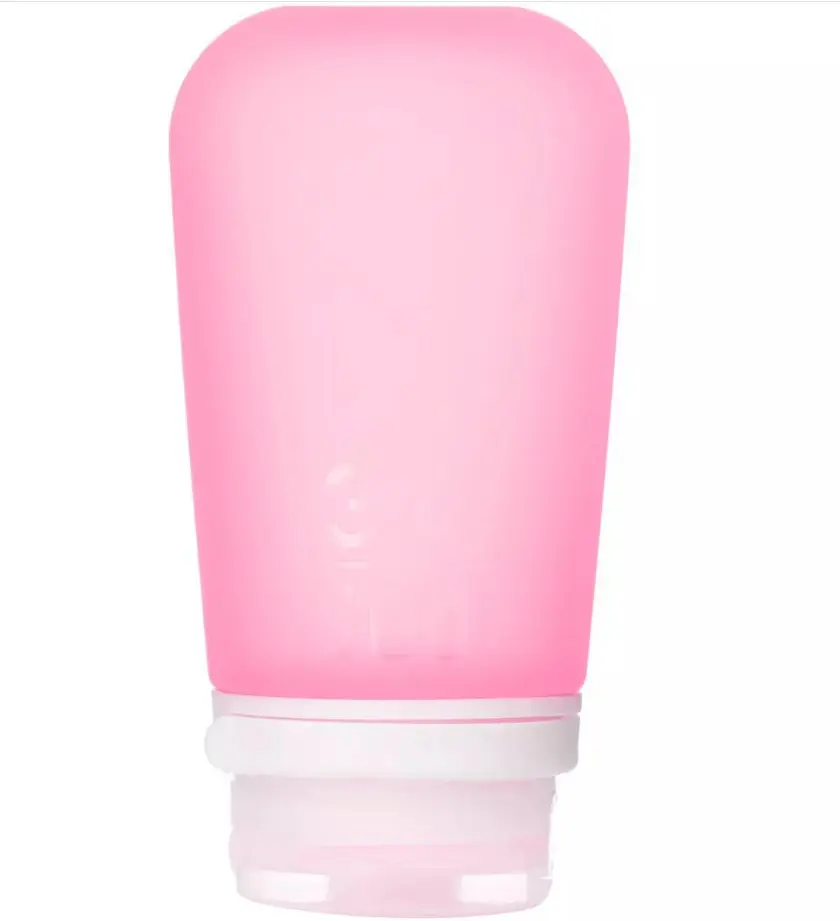 HUMANGEAR Silikonska boca GoToob+ L 100ml roze