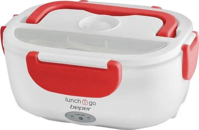 Beper 90.920R Lunch box Električna kutija za hranu, 40W, 1L, Crvena