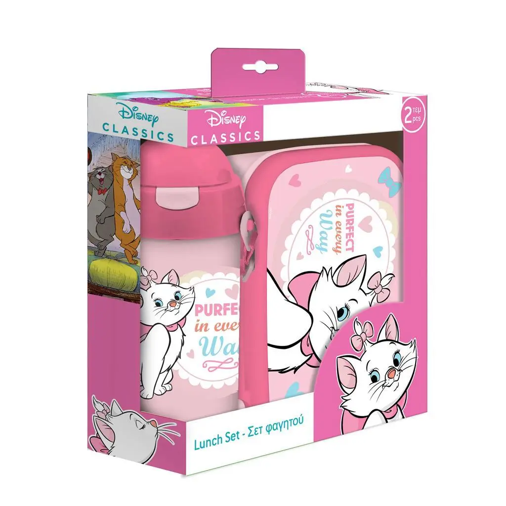 DISNEY Classics Set za užinu Aristocats 563077 roze