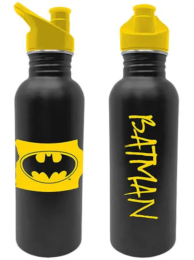 Flašica za vodu Batman Torn, 700ml, Crno-žuta