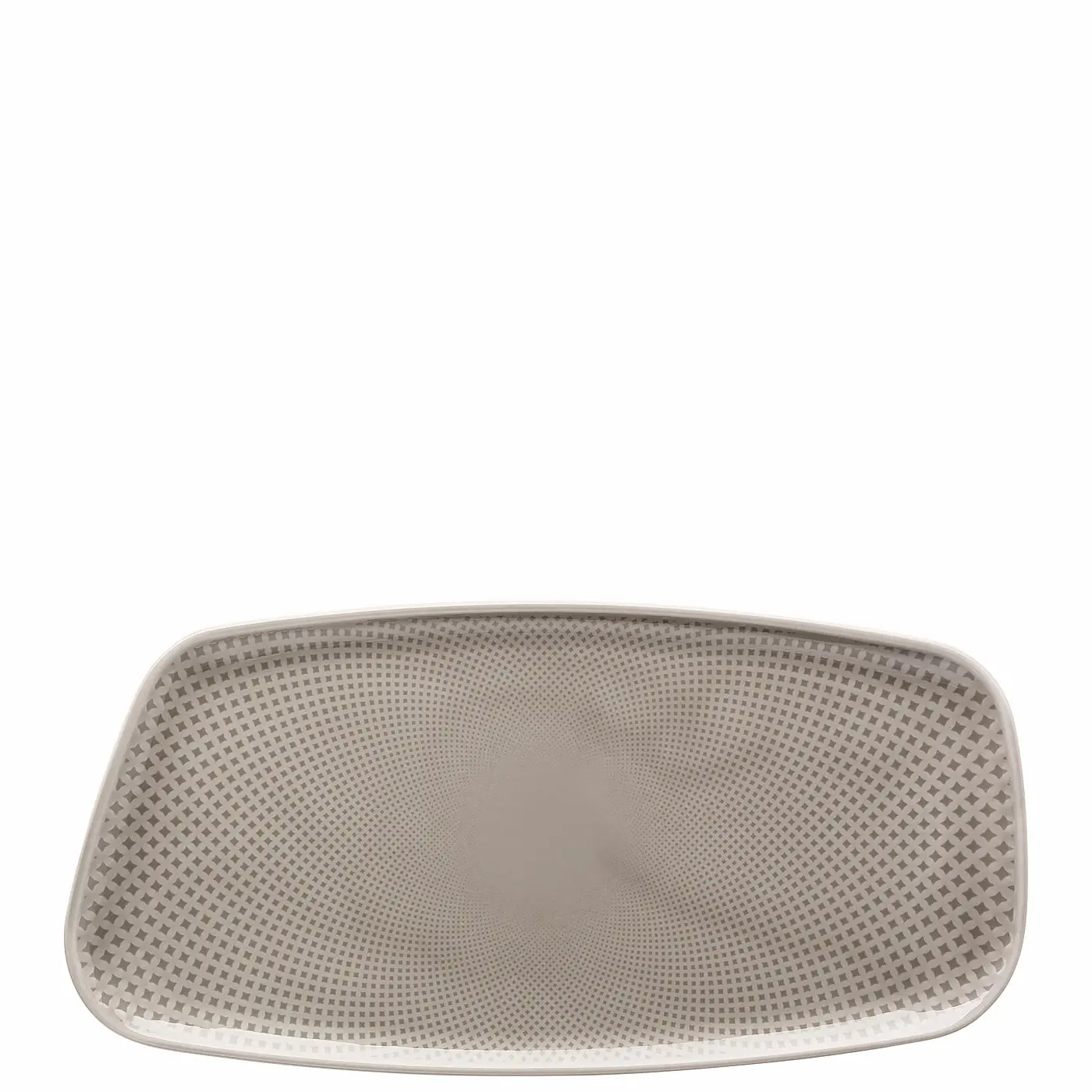 ROSENTHAL Oval Junto Platte, 30 x 15 cm, Sivi