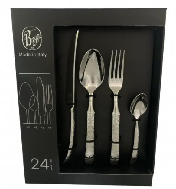 ABERT Set escajga 24\\1 Ali Baba Elegant Box 1800500x01 srebrni
