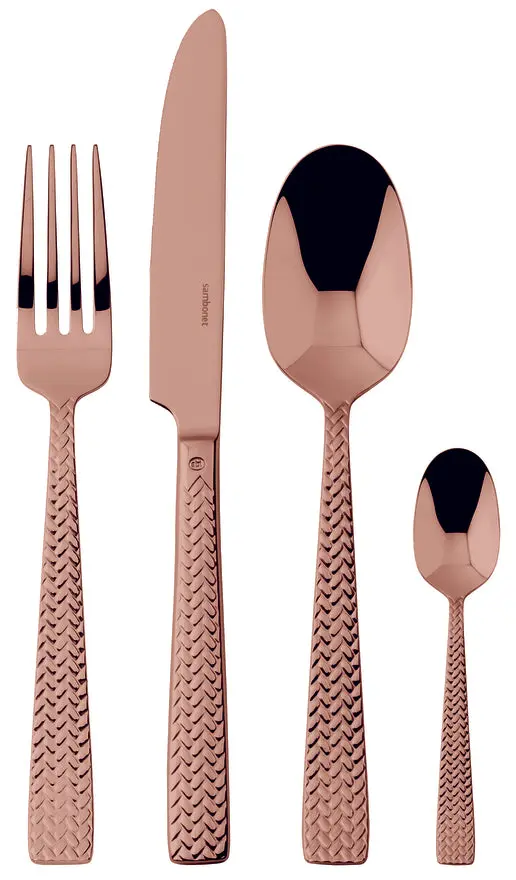 SAMBONET Set escajga Cortina, Boja bronze, 24 komada