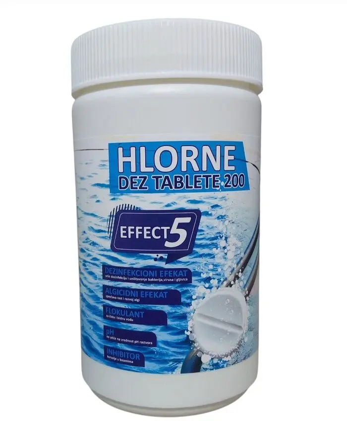 Hlorne dez tablete effect 5, 1kg (200gx5)