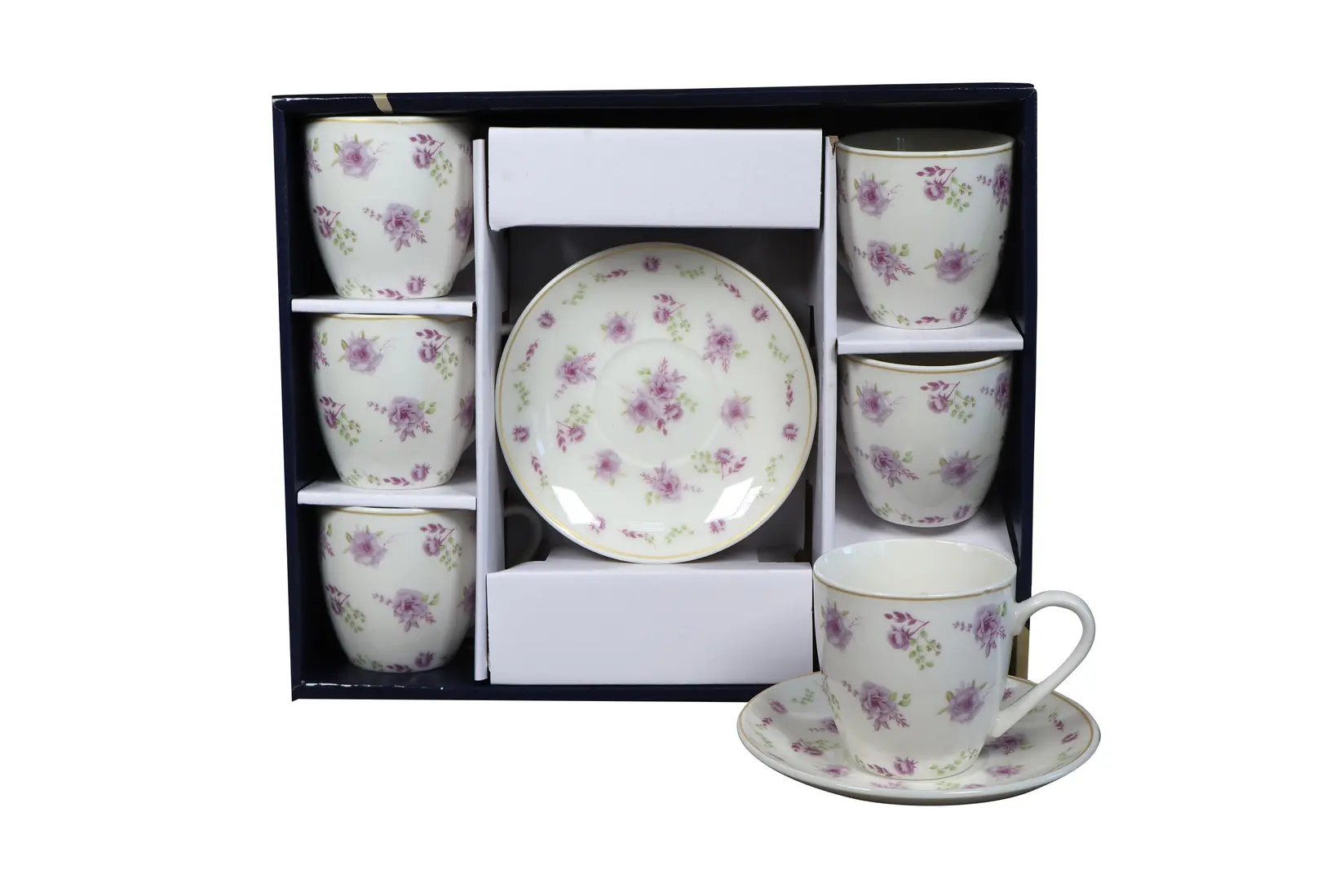Sigma Set šolja za kafu, porcelan, 160ml 6/1 (Cvet/Lji) YK160-GHJ-8966
