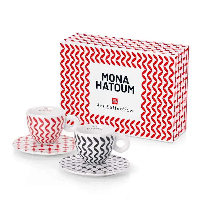 ILLY Set šoljica za capuccino Mona Hatoum 2021, 2 komada