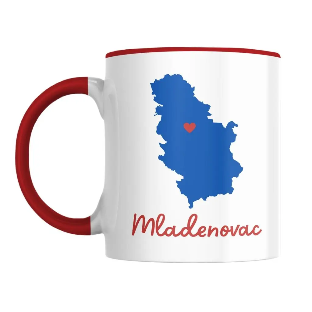 Keramička šolja Mladenovac, Bela