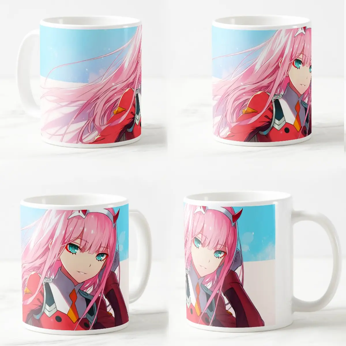 Keramička šolja Anime Zero Two DARLING in the FRANXX, 330 ml