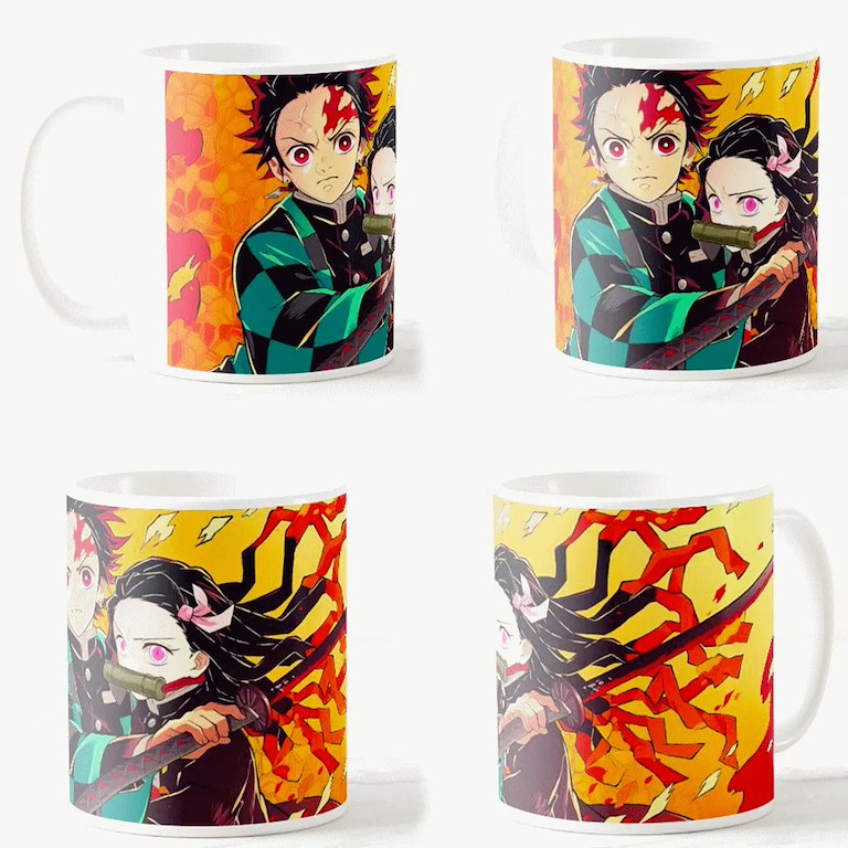 Keramička šolja Anime Ubica Demona (Demon Slayer Kimetsu no Yaiba), 330 ml