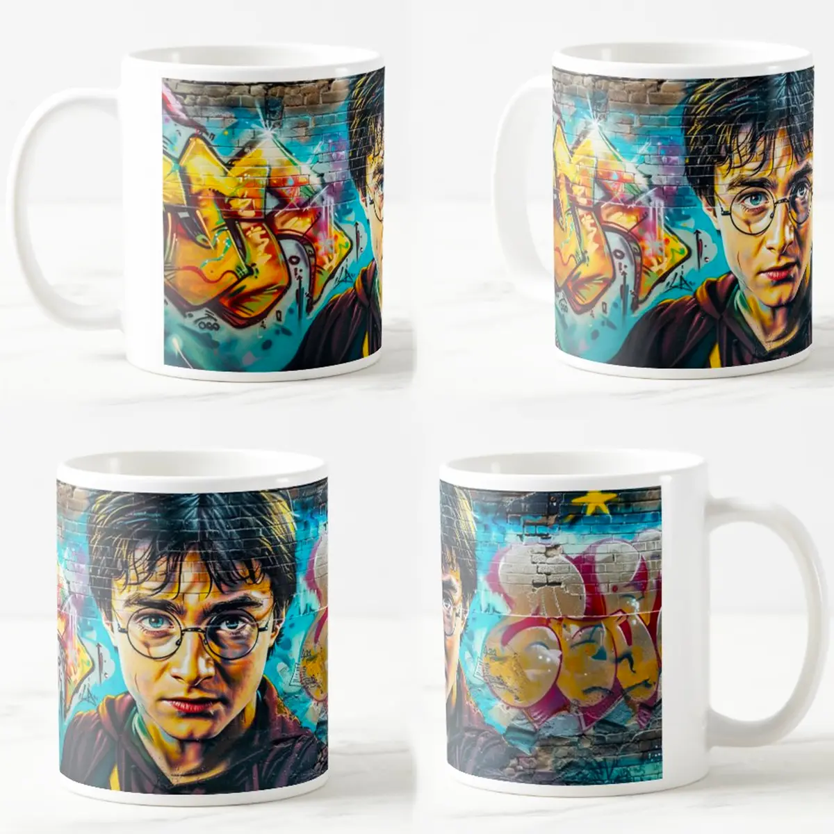 Keramička šolja Harry Potter grafiti, 330 ml