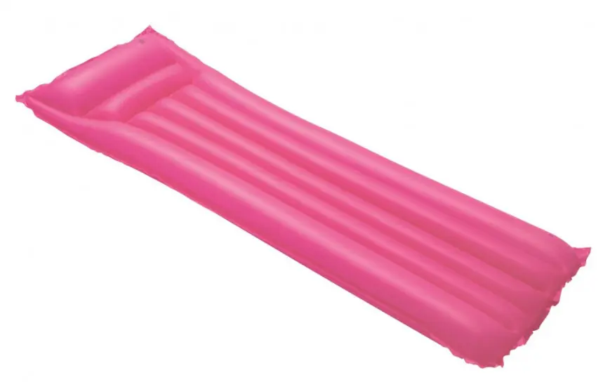 BESTWAY Dušek za vodu jednobojni 183x69cm roze
