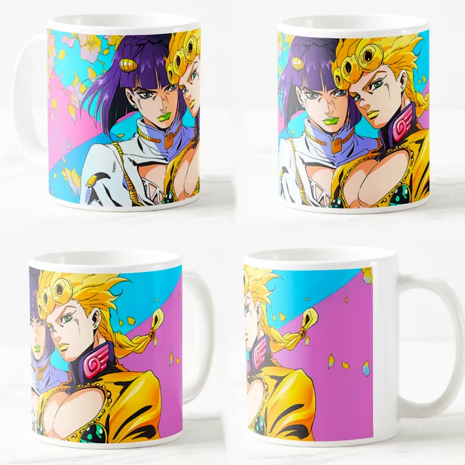Šolja Anime Jojo, 330 ml, Bela