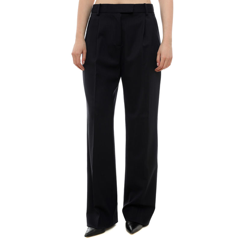 Ženske pantalone Tommy Hilfiger Timeless wool strt pleat pant