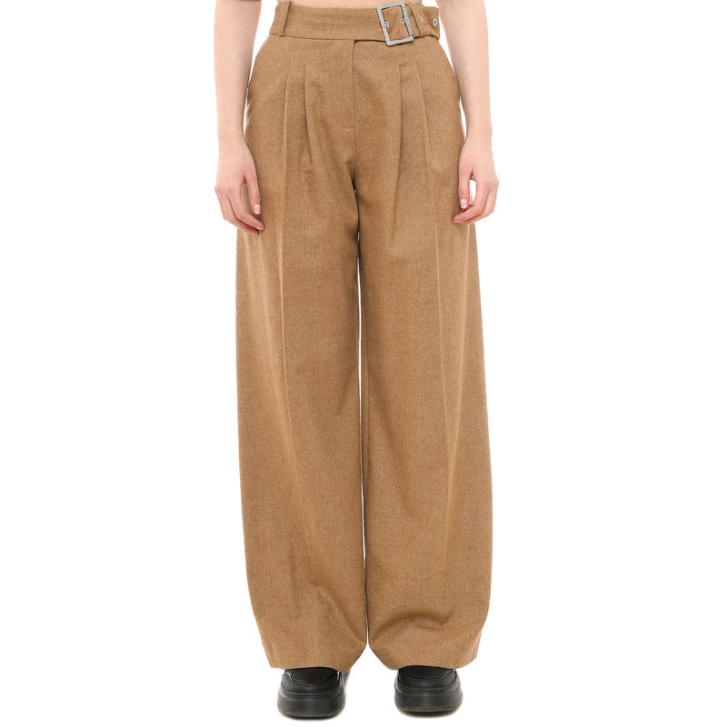 Ženske pantalone Karl Lagerfeld flannel everyday pants