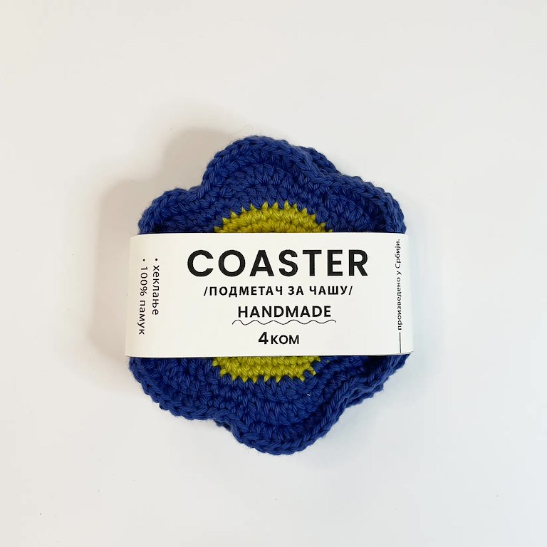 Coasters Podmetači za čaše - Flowers 03, 4 komada